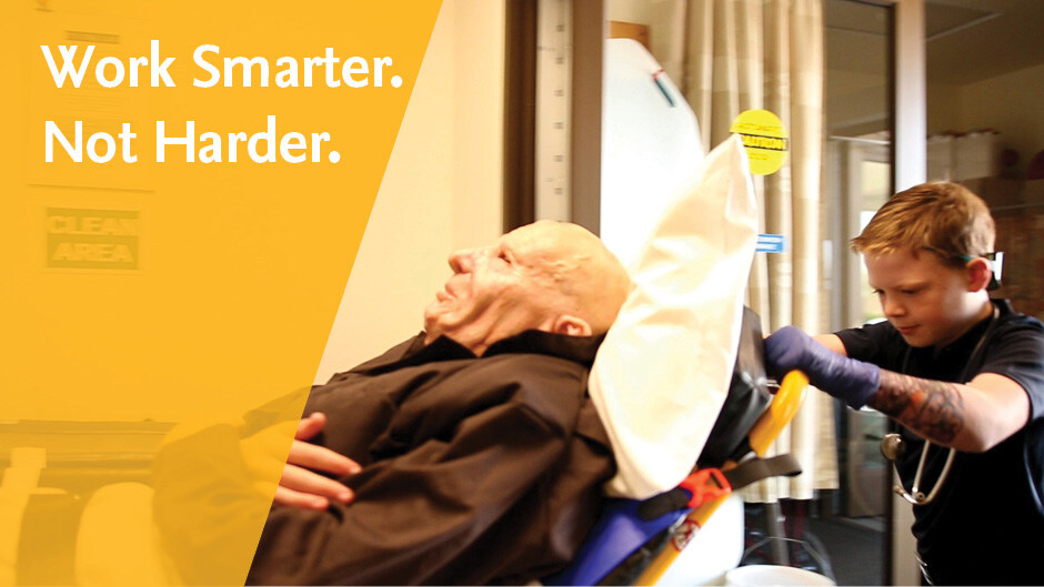 Binder Transfer - the world's first stretcher integrated slide sheet